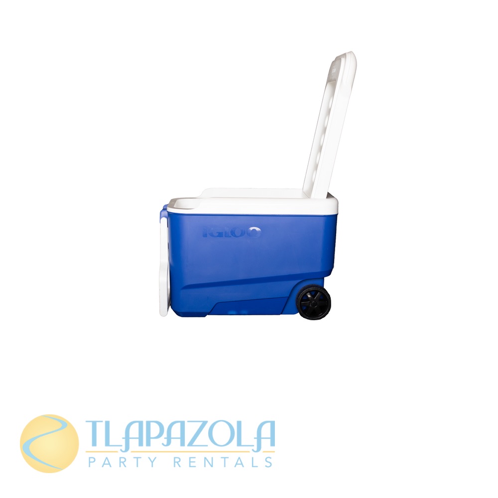 38 Quart Roller Ice Chest - Tlapazola Event Rentals