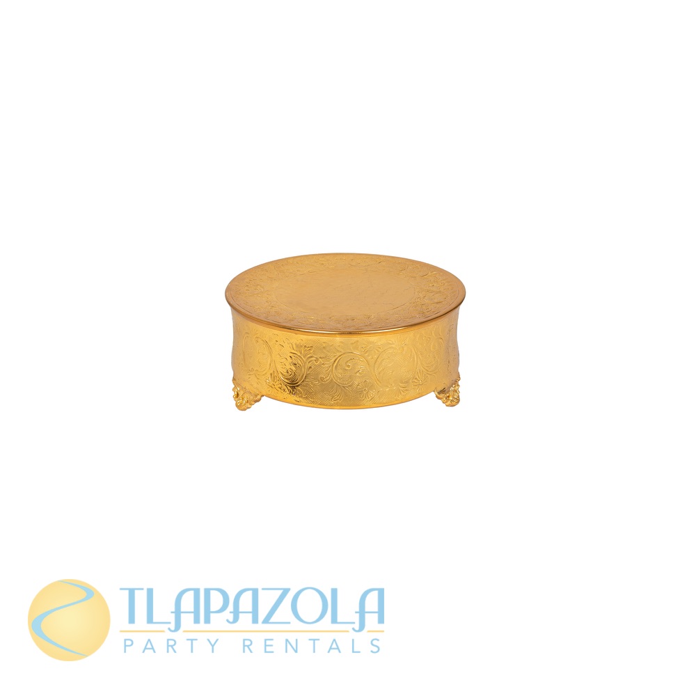 Round Cake Stand Tlapazola Party Rentals