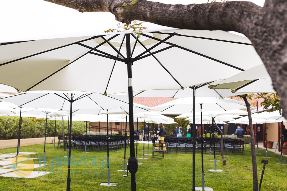 Market Umbrella Set for Rent in Los Angeles | Event Party Rentals
