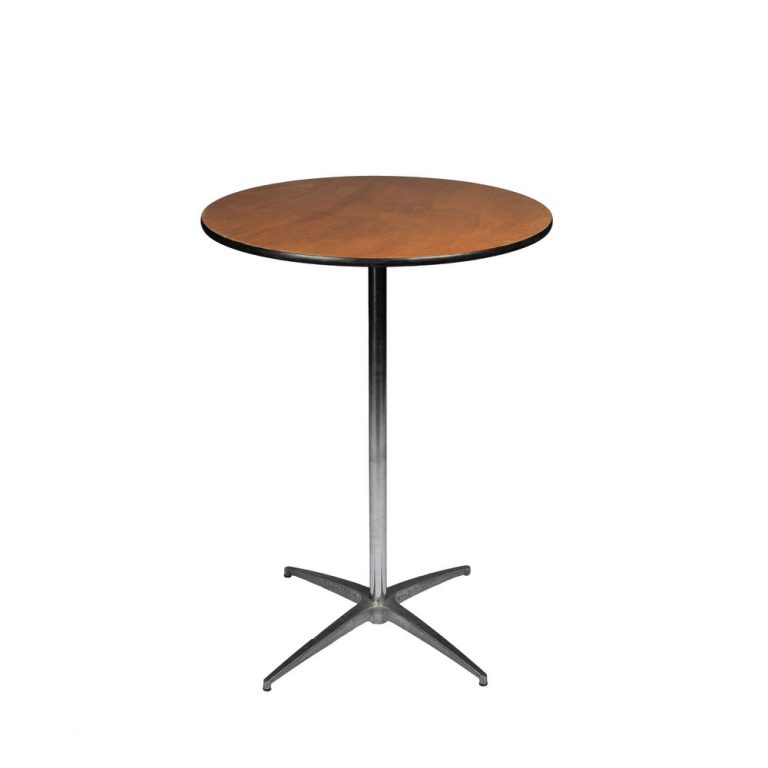 30" Round Tall Cocktail Table for Rent | Tlapazola